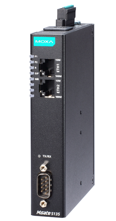 Moxa MGate 5135-T 1-port Modbus RTU/ASCII/TCP-to-EtherNet - Hatteland ...