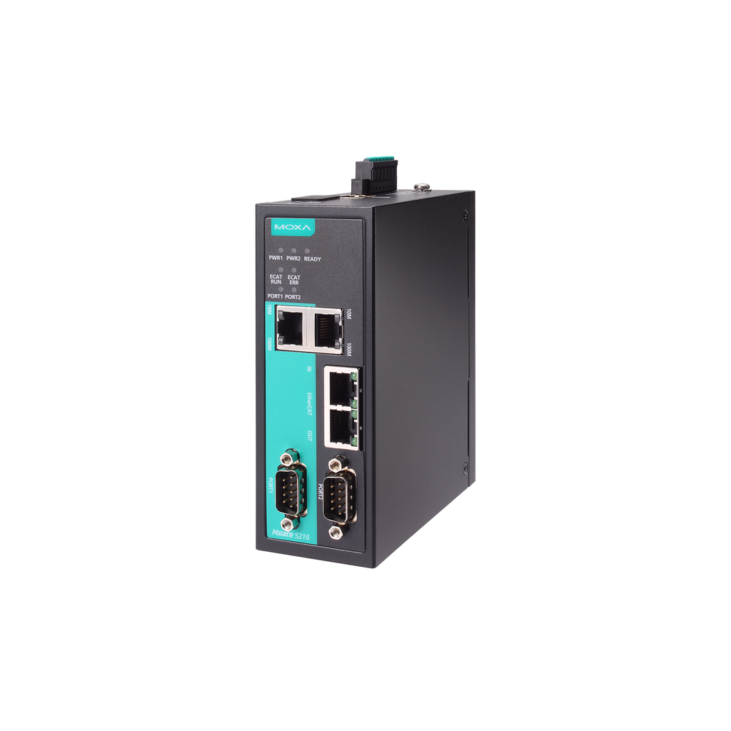 Moxa MGate 5216 2-port Modbus to EtherCAT gateway - Hatteland Technology - Finland