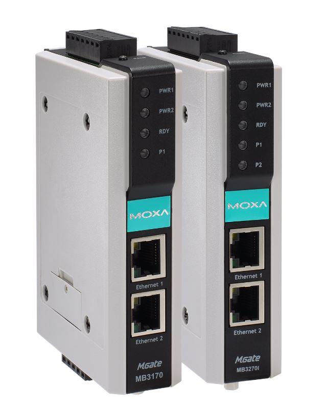 Moxa MGate MB3170-M-ST 1-port advanced Modbus gateway - Hatteland ...