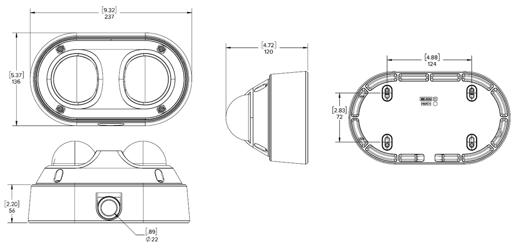 JBOX-1201 Junction Box for Dual Head Cameras - Hatteland Technology ...