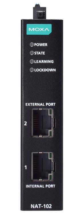 Moxa NAT-102-T Industrial 2-port NAT device - Hatteland Technology - Finland